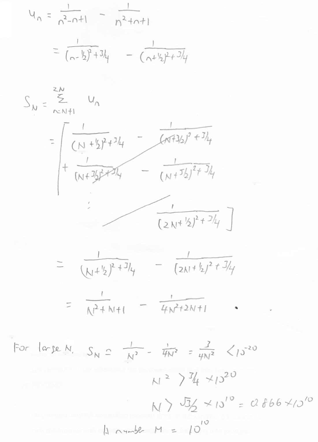 Challenging sequence and series solution – JC A Level H2 Math Tuition ...
