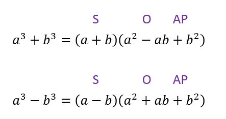 Sum and Difference of Two cubes – JC A Level H2 Math Tuition Singapore