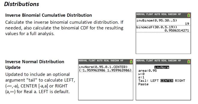 Functional differences between TI 84 Plus CE and TI 84 Plus C for h2 ...