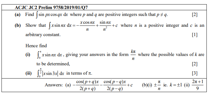 Tips & Challenges – JC A Level H2 Math Tuition Singapore